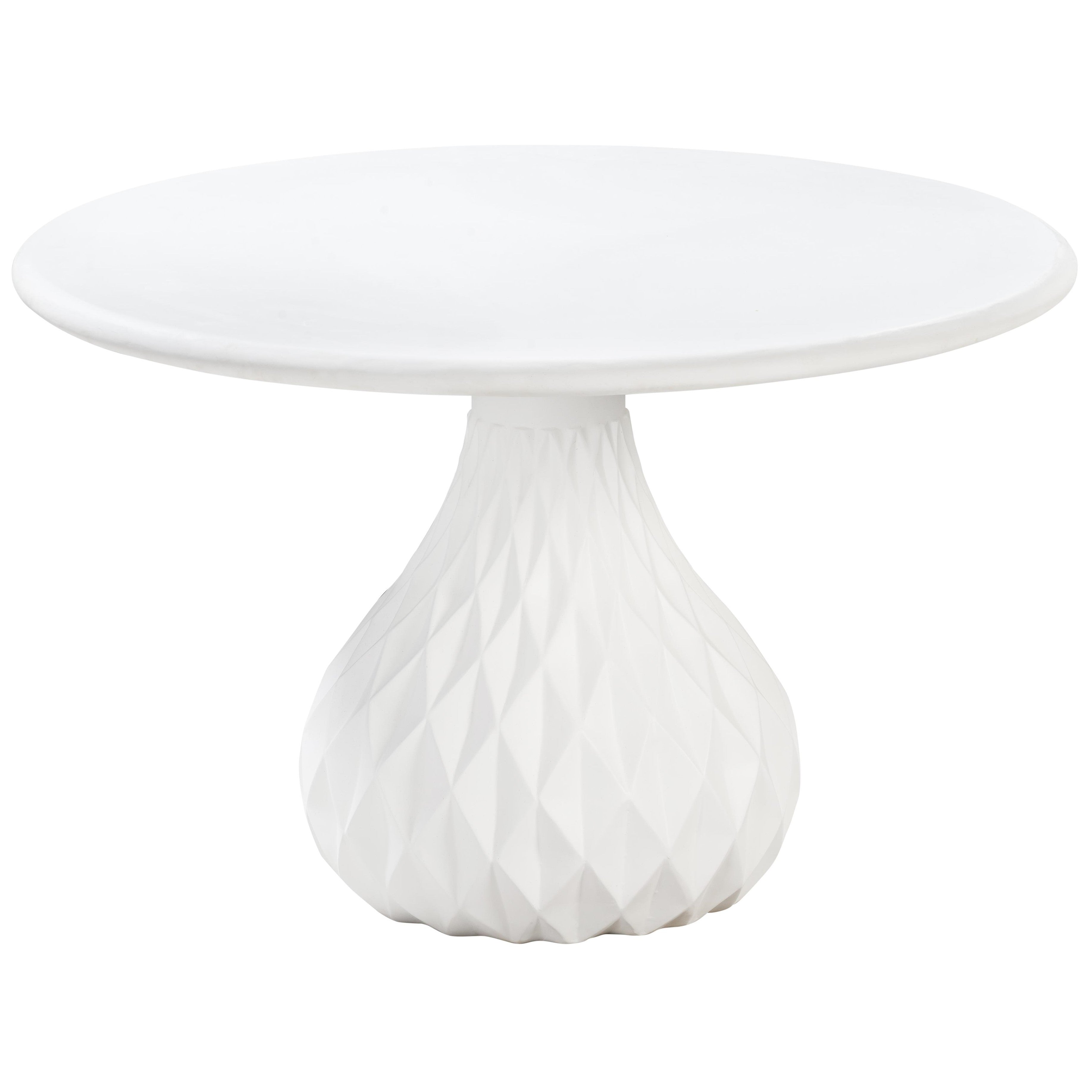 Prism Round Coffee Table in Concrete – Minimalist Beauty
