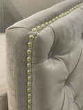Creed Swivel Chair Creme Velvet | Future Classics Furniture